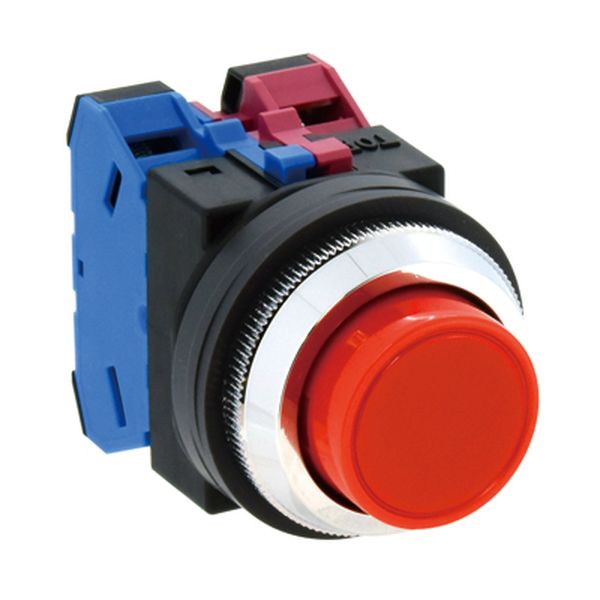 ボタン径：φ39mm色：赤接点構成：1a1b型式：ABN211定格容量：600V・10A端子ねじサイズ：M3.5保護構造：IP65IDEC製パネルカットφ30mm用モメンタリ形EA940D-13AA楽天 JP店　