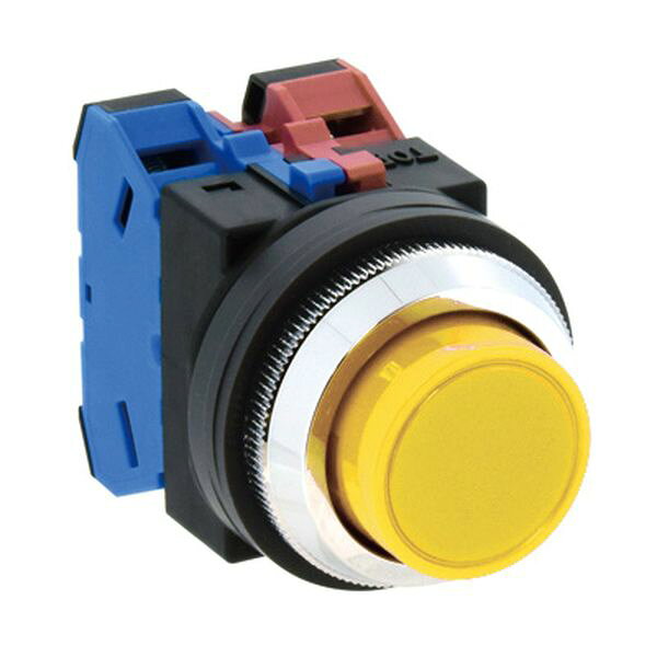 ボタン径：φ39mm色：黄接点構成：1a1b型式：ABN211定格容量：600V・10A端子ねじサイズ：M3.5保護構造：IP65IDEC製パネルカットφ30mm用モメンタリ形EA940D-14AA楽天 JP店　
