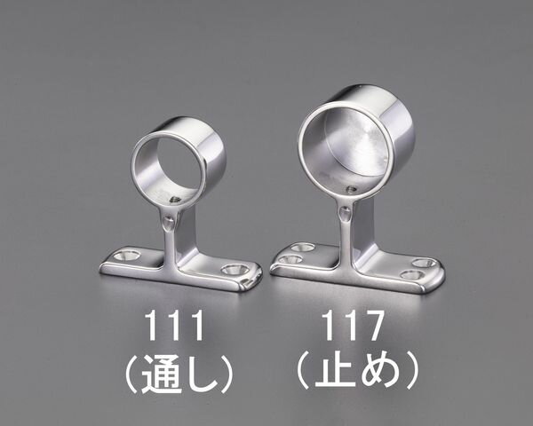 材質：SUS316取付穴径：φ4.5mm適用パイプ外径(mm)：32プレート：24.5mm×65mm全高：68mm通し形(中間用)EA951EW-112楽天 JP店　