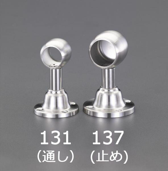 材質：SUS304取付穴径：φ3.5mm適用パイプ外径(mm)：25プレート：56mm全高：84.5mmヘアーライン仕上げ止め形(エンド用)EA951EW-136楽天 JP店