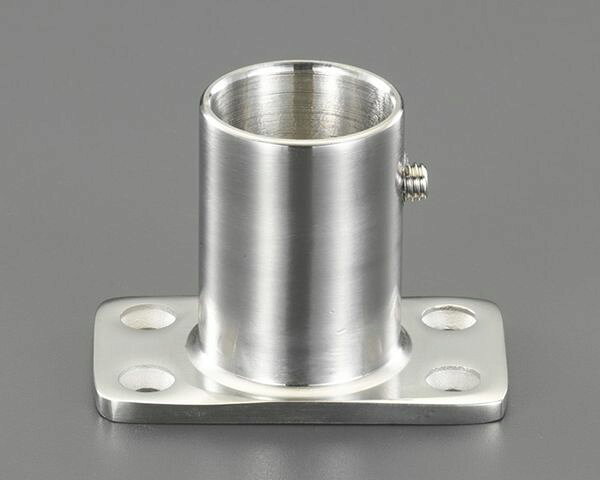 材質：SUS304取付穴径：φ4.2mm適用パイプ外径(mm)：25プレートサイズ(mm)：35×61鏡面仕上げEA951EW-16楽天 JP店　