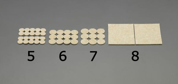 材質：半硬質フェルトサイズ：90×110×3mm入数：2枚粘着テープ付ほつれにくく、床を傷つけません。EA979AB-8楽天 JP店　