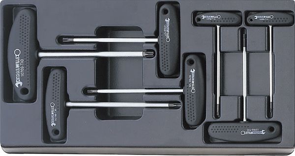 トレーサイズ：175×350×35（H）mm＜セット内容7点＞サイズ：T10・T15・T20・T25・T27・T30・T40軸長：100〜130mm000012289595楽天 JP店　