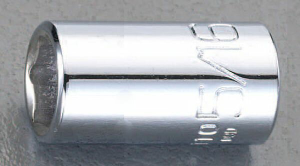 差込角：1/4”グリップ力に優れた6ポイント仕様対辺(インチ)：3/8外径：13.5mm全長：22.2mm000012290212楽天 JP店