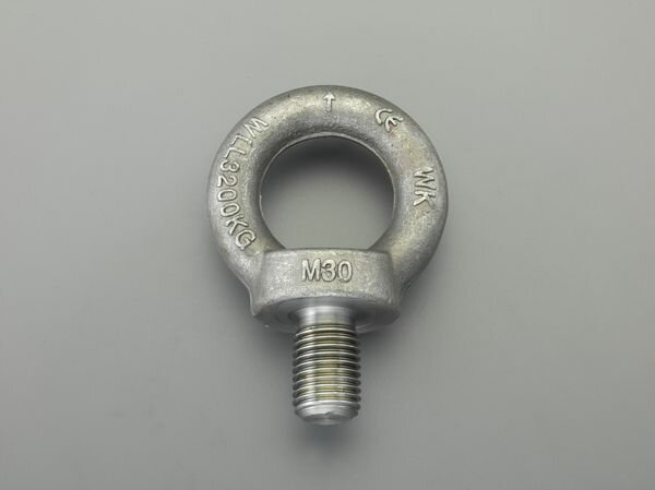 軽量で頑丈なアイボルトです。材質:炭素鋼使用荷重:340kg内径(mm):30線径(mm):12ねじ径:M12×20.5000012295302楽天 JP店　