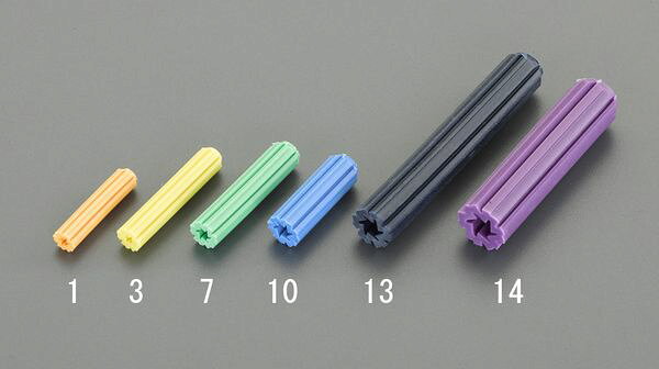 材質：塩化ビニールコンクリート、ALCへの機材取付けにプラグサイズ：φ6×32mm適合ねじ径：3.5〜4.1mm色：黄入数：180000012293015楽天 JP店　
