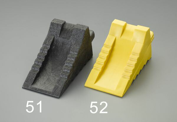 材質：廃プラスチック持ち運びに便利な取手付10t車以下のタイヤ止めにサイズ：118(W)×260(D)×130(H)mm重量：0.7kg000012294154楽天 JP店　