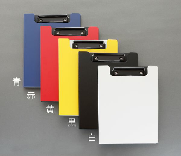 サイズ(mm)：250×176×10カラー：黒閉じかた：縦とじ規格：A5判E型360°折り返せる表紙付すべり止めストッパー付クリップ名刺やメモが挟める内ポケット付不透明の表紙付なので個人情報関連の書類や見られたくない書類の保護に最適です。入...