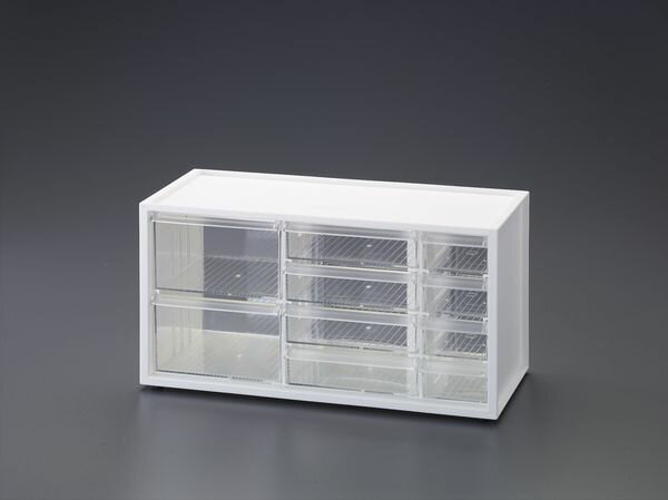 サイズ(W×D×H)mm：378×154×189材質：ポリスチレン重量：1.4kg引出し：4段×3列入数：1個EA954ES-102楽天 JP店　