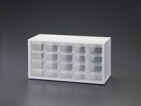 サイズ(W×D×H)mm：374×152×187材質：ポリスチレン重量：1.5kg引出し：4段×5列入数：1個EA954ES-105楽天 JP店　