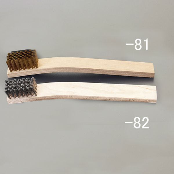 ブラシ材質：真鍮ブラシサイズ：21×41mm毛丈：19mm線径：0.15mm全長：220mmハンドル材質：合板行数：4行丈夫な木製ハンドルで毛はワイヤーで結束しています入数：1個EA109BA-81楽天 JP店