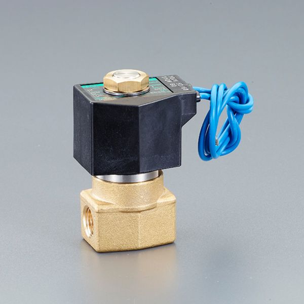 定格電圧：AC100V使用流体：空気・水・低真空・灯油・油(60℃まで)最高使用圧力：5Mpa周囲温度：-20〜60℃流体温度：-10〜60℃(凍結なきこと)耐圧力：25Mpa(水圧にて)耐熱クラス：クラス130(B)弁構造：直動式ポペット...
