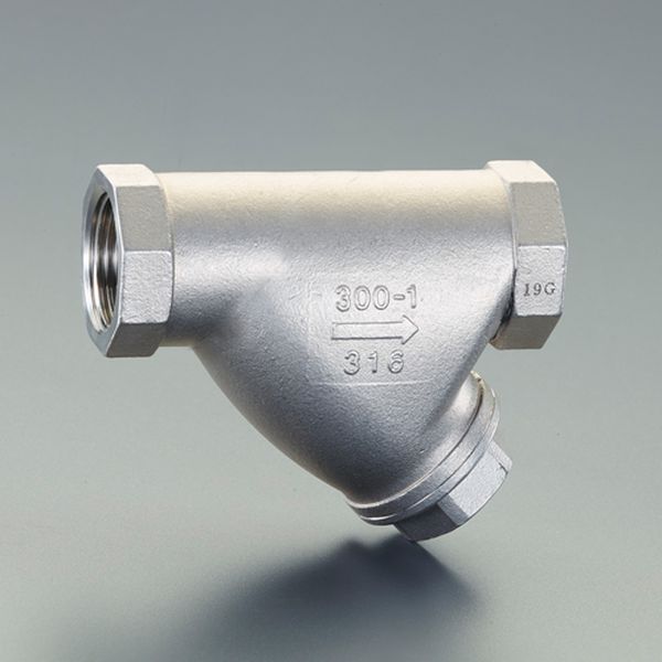 最高使用圧力：静流水（120℃以下）：2.1MPa 水・油（180℃以下）：1.0MPa材質： 本体：SCS14A キャップパッキン：PTFE キャップ：SCS14A フィルター：SUS316ねじサイズ（Rc）：1・1/2”呼び径(A呼称)...