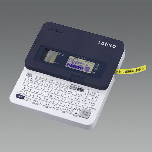 メーカー：カシオ（CASIO）型番：EC-K10テープ幅：6・9・12・18mm電源：ACアダプター(付属)サイズ：200(W)×219(D)×70(H)mm(足含む)重量：約930g付属品：ACアダプター、18mm幅テープ（白・半透明）×...