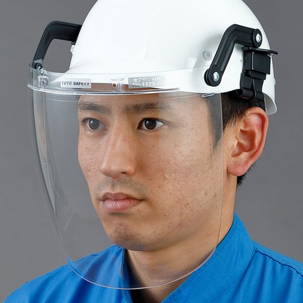 サイズ(W×D×H)mm：220×245×245重量(g)：約170g材質：ポリカーボネート付属品：ヘルメット取付アダプター3種（溝付用・幅広溝付用・溝無し用）3種類の取付部品標準装備（溝付用・幅広溝付用・溝無し用）により、さまざまな形状の...