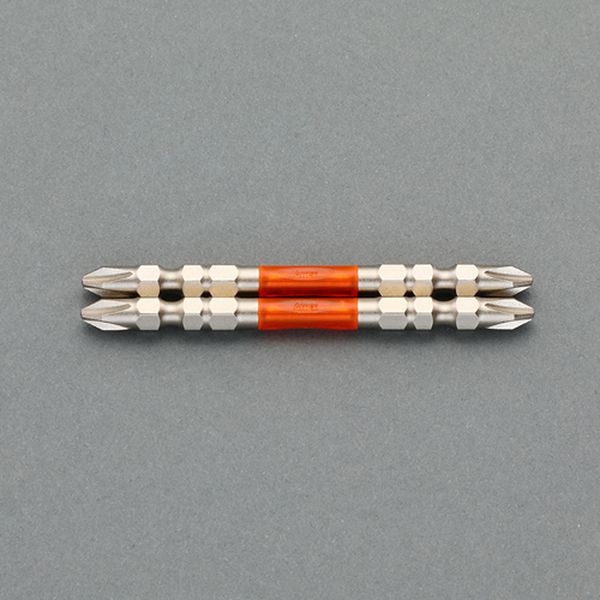 サイズ：#2全長(mm)：110六角シャンク：6.35mm(1/4”)材質：ビット：クロム・モリブデン・バナジウム鋼 樹脂部：PP重量(g)：118入数：5本マグネット付18Vインパクト対応(14.4Vにも対応)トーション部で衝撃を吸収先端...