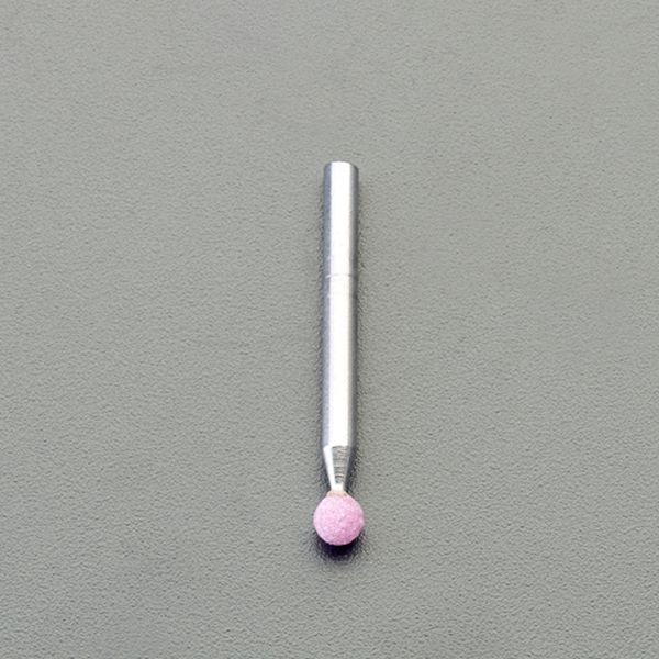 直径(mm)：3高さ(mm)：3推奨回転数：127,300〜222,800rpm粒度：#100軸径：3.0mm適合材質：スチール、鋳鋼、焼き戻し鋼、工具鋼砥粒：アルミナ※回転数は被削材に合わせて調整して下さい。入数：1本EA819GA-48...