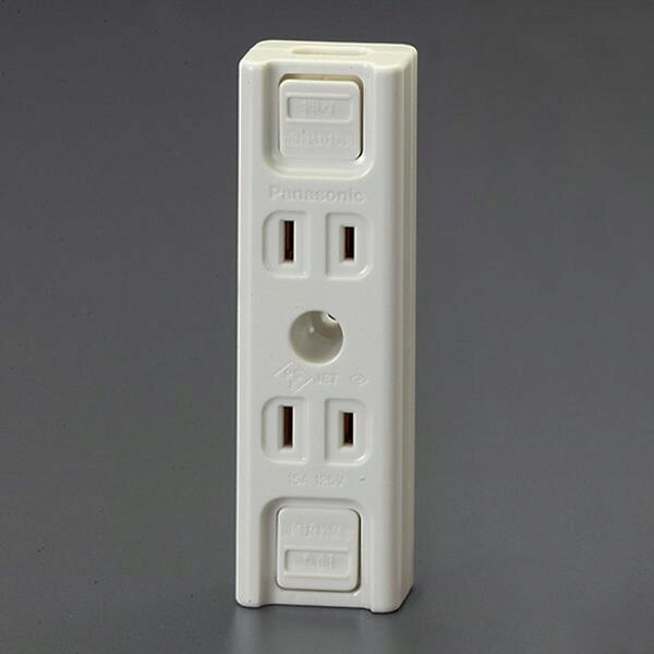 定格容量：15A 125V極数：2P×2個適用電線：VVFφ1.6、2mm銅単線専用使用周囲温度範囲：-10℃〜+40℃色：ホワイトサイズ：35×115×21.5(D)mm仮設用速結式ねじなし端子式入数：1個EA940CG-141A楽天 JP店　