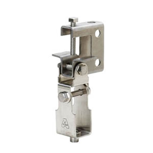 メーカー：アカギ型番：A10263-0010吊ボルト径：W3/8”適合フランジ厚：1〜25mm許容静荷重：パターン1：100kg パターン2：150kg パターン3：100kg材質：ステンレス（SUS304）入数：1個形鋼から吊ボルトを下す...