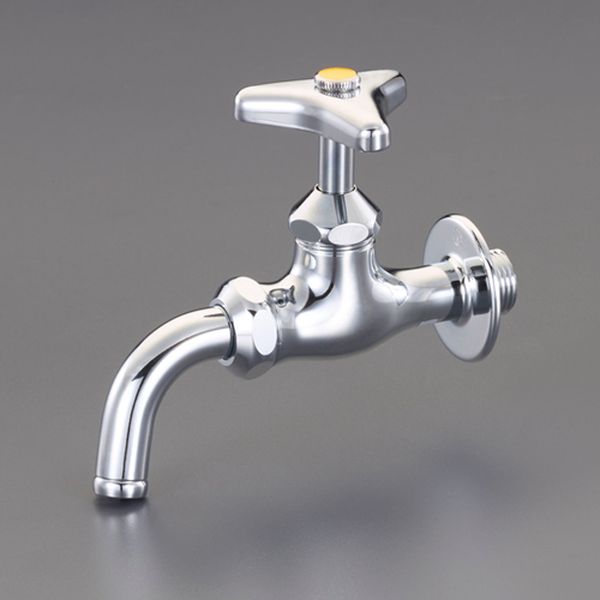 メーカー：カクダイ型番：701-531-13ねじ径：PJ1/2”材質：本体：青銅 吐水口部分：銅合金継目無管呼び径：13設置サイズ(奥行×高さ)：118.5×124.5mm使用流体温度範囲：4.5〜80℃使用圧力：0.04(流動圧)〜0.7...