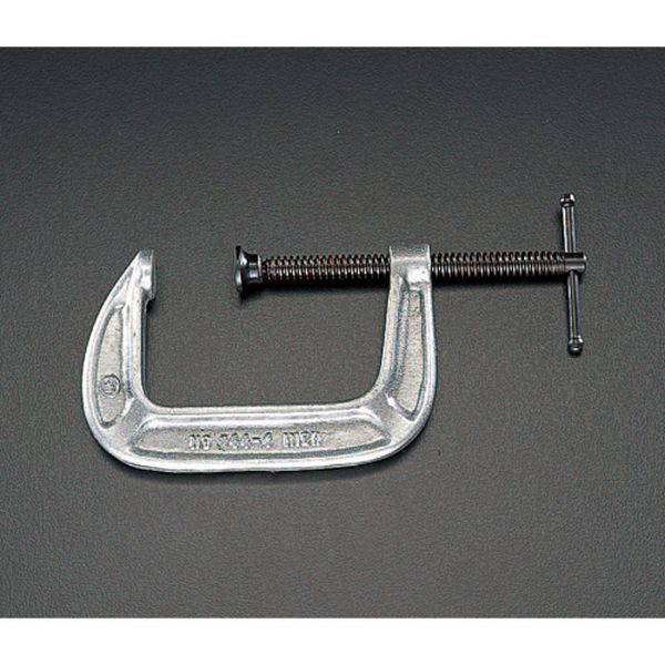 口の開き(mm)：0〜63口の深さ(mm)：37荷重(kgf)：385スピンドル径：3/8”材質：ダクタイル鋳鉄、亜鉛メッキスイベルヘッド付スイベルパッドはしっかりとネジに取付けられており、自由に好きな位置に調節できます。全体にネジ山が切っ...