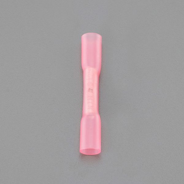 入数：3個全長(mm)：37撚線：0.75〜1.25m型式：1816材質：スリーブ：無酸素銅管（電気すずめっき）、被覆部：ポリエチレン熱収縮タイプ圧着作業後に絶縁被覆部分にヒートガン等で熱を加えて収縮させると、被覆内部の接着剤が溶融し、電線...