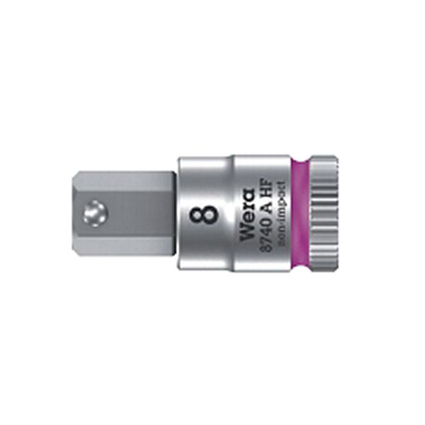 差込角：1/4”対辺(インチ)：9/64”全長(mm)：28ホールド機能付。先端のボールの働きで、ボルト・ナット類の脱落を防ぐ形状です。手動、電動工具用ソケット(インパクト除外)色の違いによってサイズの選別が容易です。アイコン：入数：1個0...