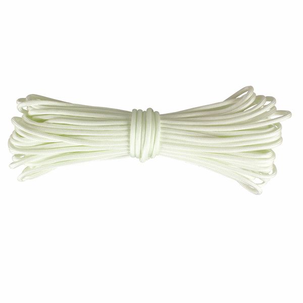 サイズ：φ4mm×15.2m使用荷重：250kg色：白材質：ナイロン紐の内部には7本のナイロン繊維が入っており、補修の縫い糸としても使用できます。入数：1本000012333550楽天 JP店　