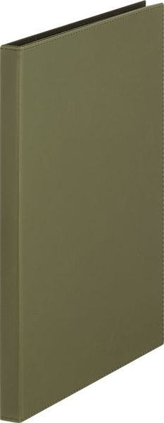 メーカー：キングジム（KINGJIM）型番：1931LUWサイズ(W×D×H)mm：230×20×314カラー：オリーブ入数：1冊表紙：合成皮革(PU)、内貼りポリエステル製ポケット：40枚A4判S型黒台紙入りポケットマットな質感の合成皮革...