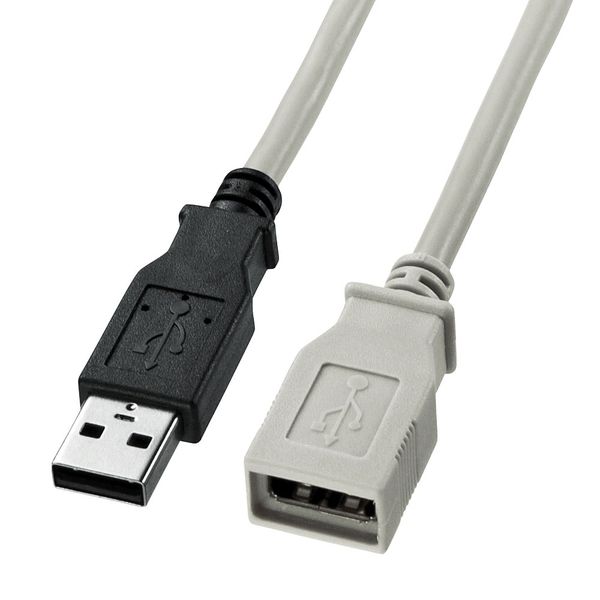 メーカー：サンワサプライ型番：KU-EN5KUSB規格準拠の「シリーズA」コネクタを持つ機器（ケーブル）を、延長するケーブルです。USB2.0の「Hi-SPEED」モード（転送速度480Mbps）に対応した高品質ケーブルです。USB2.0で...