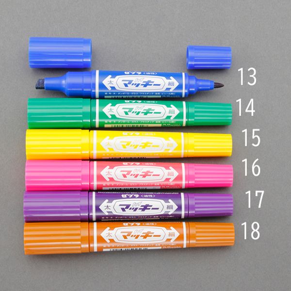 太/細両用線幅：細：1.5〜2.0mm 太：6.0mmインク色：青入数：10本000012337651楽天 JP店　