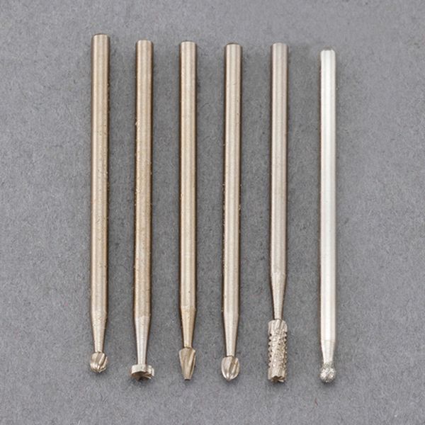 軸径：2.35mm粒度：＃180刃径×刃長×全長：ダイヤモンドビット：φ2.0×45mm 精密ヤスリ・円筒：φ2.29×7.0×45mm 精密ヤスリ・砲弾：φ2.25×3.0×45mm 精密ヤスリ・三角：φ2.0×3.5×45mm 精密ヤス...