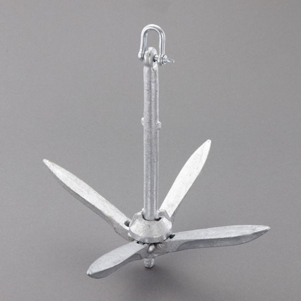 材質：亜鉛メッキ鋳鉄サイズ：323×342（66.8）mm ※カッコ内数値は折りたたみ時幅重量：2.26kgシャックル：7.9mm入数：1個000012340302楽天 JP店