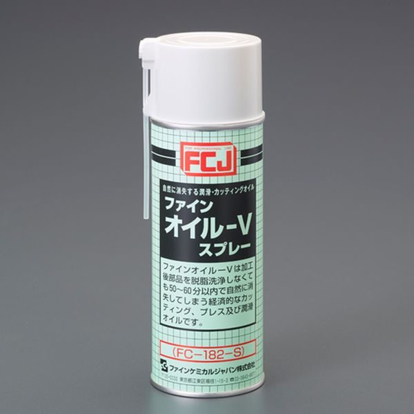 メーカー：ファインケミカルジャパン型番：FC-182-S商品名：ファインオイルV内容量：420ml使用温度範囲：0〜60℃色：透明切削加工やプレス加工した部品を脱脂洗浄する作業をはぶきます脱脂洗浄工程は不要ですので生産性は大幅にアップします...