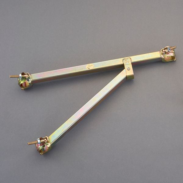 使用長さ()：540重量：2.8kg材質：スチール（表面：クロメートメッキ）φ48.6mm（単管用）、φ42.7mm（枠組用）兼用折りたたみ式仮設工業会認定品日本製入数：1個000012342214楽天 JP店　