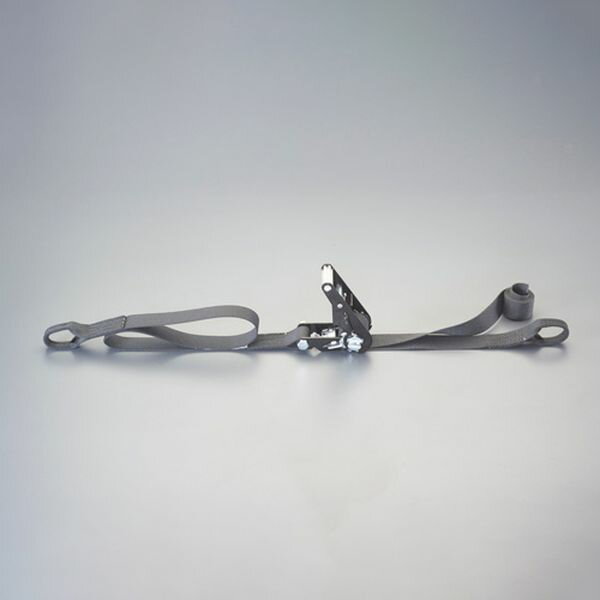 使用荷重：5kN(509kg)ベルト長：固定側：1.0m 調整側：3.0mベルト幅：35mmベルト厚み：2mm破断荷重：20kN材質：ベルト：ポリエステル バックル：スチール(クロムメッキ)両端アイ型入数：1個000012345381楽天 ...