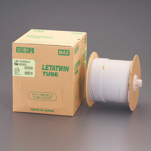 メーカー：マックス型番：LM-TU442L【EA761DC】用ドラム式丸チューブチューブ内径：φ4.2mm長さ(m)：200チューブ色：白入数：1巻000012335548楽天 JP店