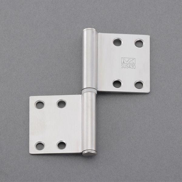 全長(mm)：102幅(mm)：89厚み(mm)：2.0穴径(mm)：6mm穴数：8材質：ステンレス（SUS430）ヘアーライン仕上げ左右兼用木ねじ付(3.5×25mm)入数：1枚000012343995楽天 JP店　