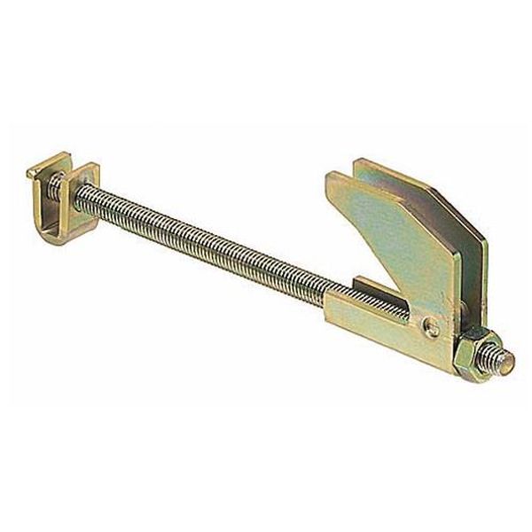 ●適合鋼材幅…75〜150mm●鋼材厚…7〜16mm迄●サイズ(W×D×H)mm…44×155×14●重量(g)…67●材質…SPHC・SK5●鋼材に取り付けたビームラックルを振動に対して、外れにくくするための補強金具です。●後付け可能！ビ...