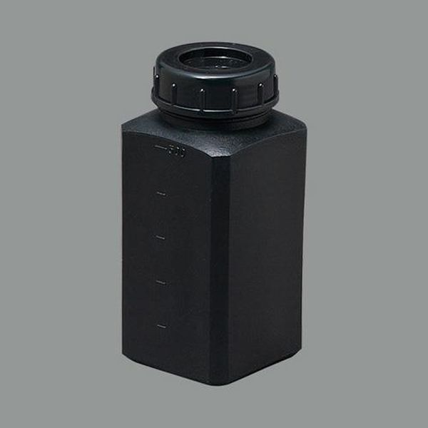 ●容量(ml)…500●サイズ(mm)…70×70×153（H）●入数…1個●材質…ポリエチレン●目盛単位…100ml●フタ内径…44mm●重量…70.9g●ふたは、ねじ式●中ぶた付●目盛付●遮光性に優れています。EA508AK-54楽天 ...