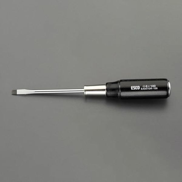 ●刃幅×刃厚(mm)…9.0×1.1●軸長(mm)…200●全長…349mm●重量(g)…260●材質…刃先：クロムモリブデンバナジウム鋼グリップ：ブナ材●貫通柄の為、ハンマーでたたけます。●先端マグネット付●先端は高精度ブラックポイント仕...