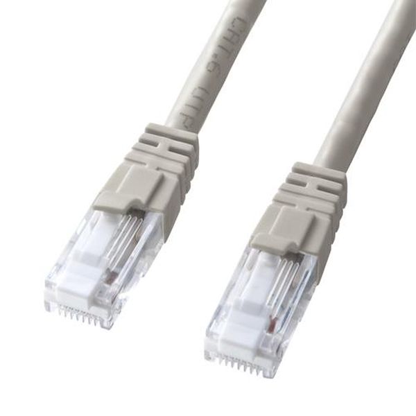 ●カテゴリー…6準拠●コネクタ形状…RJ45●長さ(m)…15●直径…6.4mm●カラー…ライトグレー●曲げても折れないナイロン製ツメと弾力性に優れたPVC（ポリ塩化ビニル）製ツメ折れ防止カバー、性能が見える透明構造ポリカーボネートコネクタ...