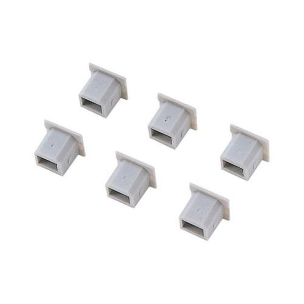 ●サイズ…W11×D8.9×H10mm●材質…PP（ポリプロピレン）●対応コネクタ…USB B※USB1.1/USB2.0用です。USB3.0のBコネクタには対応しておりません。●入数…6個●使わないUSBコネクタをホコリから守ります。●B...