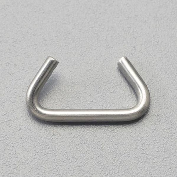 ●先端仕様…先丸●口幅…15.5mm●線径…2mm●入数…約450g（約876個）●材質…ステンレススチール●かしめ内寸…5.5mm●金網やフェンスの取り付け、補修に！入数 約450g(約876個)EA952BS-14A楽天 JP店　