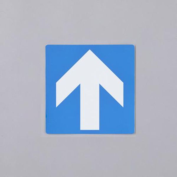 ●サイズ(mm)…100×100●内容…↑(矢印)●材質…基材：軟質塩化ビニール粘着剤：アクリル系●カラー…青●粘着●階段の通行規制・注意喚起ステッカーです。●階段での事故防止に。EA983CC-171楽天 JP店　