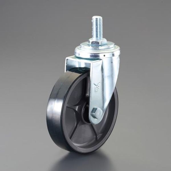 ●仕様…自在ストッパー無●車輪径×幅(mm)…100×30●取付高(H)mm…134●ねじサイズ(ピッチ)…M20×40（2.5）●耐荷重(kg)…122●材質…金具：スチール（ユニクロメッキ）車輪：ウレタン●RoHS対応品●ベアリング入り...