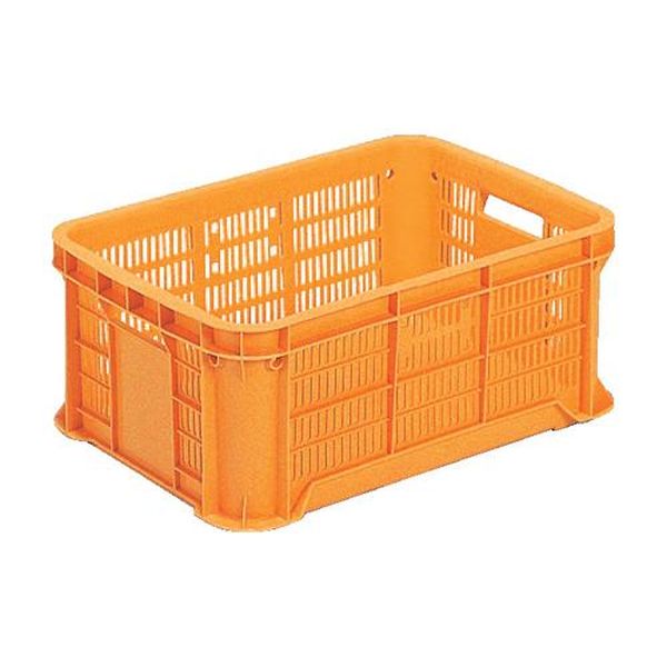 ●容量(L)…31.3●外寸(mm)…530×363×208（H）●材質…ポリプロピレン●内寸（mm）…486×329×202●有効内寸…474×317×192mm●圧縮荷重…17.84kN(1820kgf)●色…橙●重量(g)…1420●...