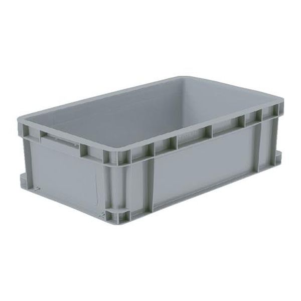 ●容量…33.1L●外寸(mm)…620×380×185（H）●色…灰●内寸(mm)…570×330×179●有効内寸…558×320×169mm●圧縮荷重…21.9kN(2230kgf)●材質…ポリプロピレン●重量(g)…1890●底面形...