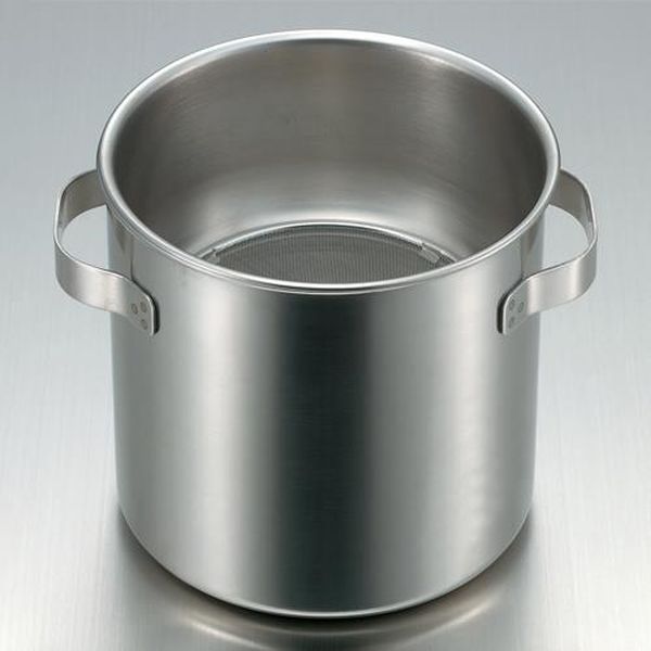 ●容量…5L（カップ式のアミを外した場合）●サイズ(mm)…φ195×180●材質…ステンレス(18-8)●重量…1.05kg●アミ目…40メッシュ●網付●耐久性が高く、お手入れがしやすいステンレス製EA508SG-121楽天 JP店　