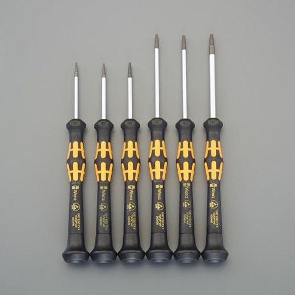 ●〈セット内容〉…T4・T5・T6・T7・T8・T9●全長…137mm（T4・T5・T6）157mm（T7・T8・T9）●軸長…40mm（T4・T5・T6）60mm（T7・T8・T9）●ハンドル長…97mm●ESD静電対策精密トルクスドライ...